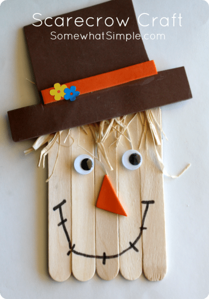 Simple Scarecrow Craft For Kids - Somewhat Simple