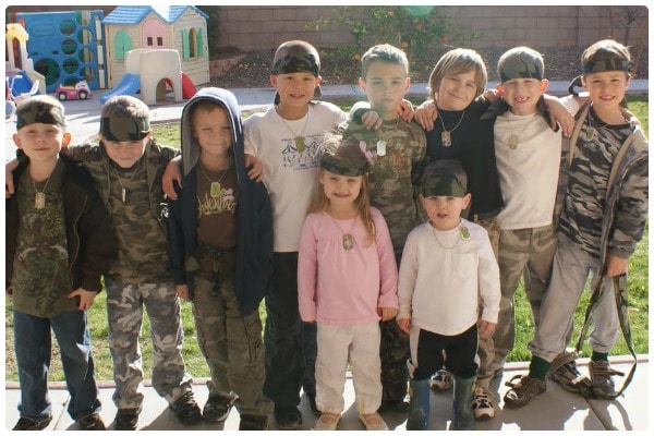 Army Birthday Party Idea (& Scavenger Hunt) | Somewhat Simple