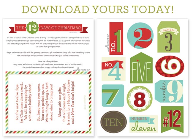 The 12 Days of Christmas Tags Free Printable - Somewhat Simple The 12 Days of Christmas Tags Free Printable - Somewhat Simple