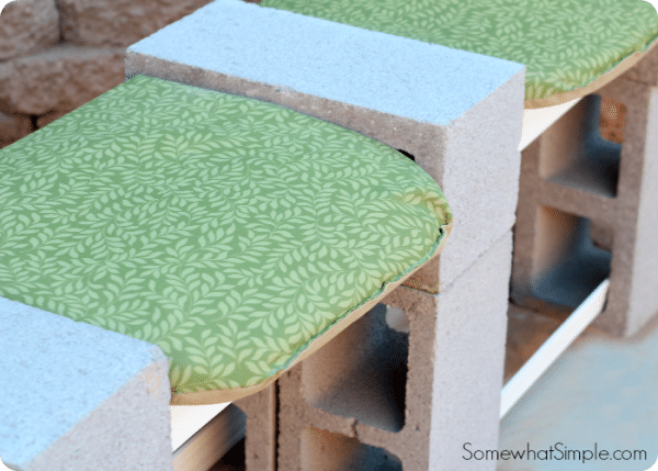 DIY Cinder Block Bench (Only 4 Materials) | Somewhat Simple