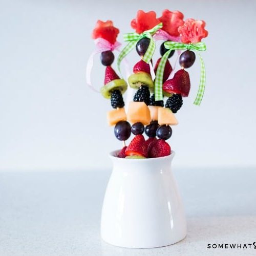 Colorful Fruit Kabobs Recipe {Video} | Somewhat Simple