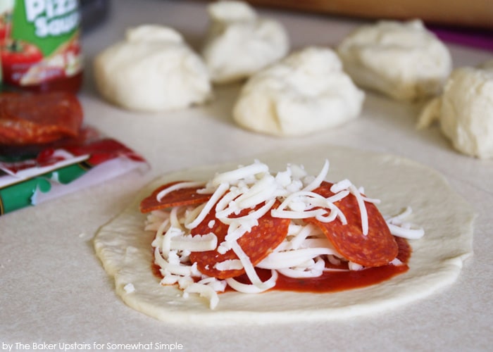 Cheesy Pepperoni Pizza Pockets - Somewhat Simple