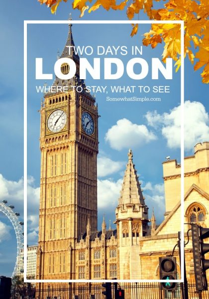 London Travel Guide (See It All In 2 Days) | Somewhat Simple
