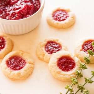 Raspberry Lemon Butter Cookies - Somewhat Simple