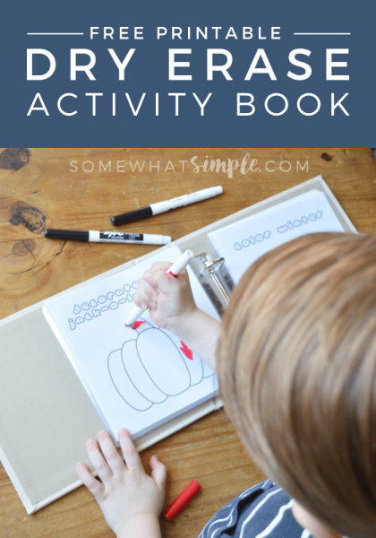 Dry Erase Activity Book + Free Printables