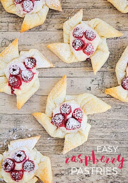 Raspberry Pastries Receipe (Fun Pinwheel Design) | Somewhat Simple