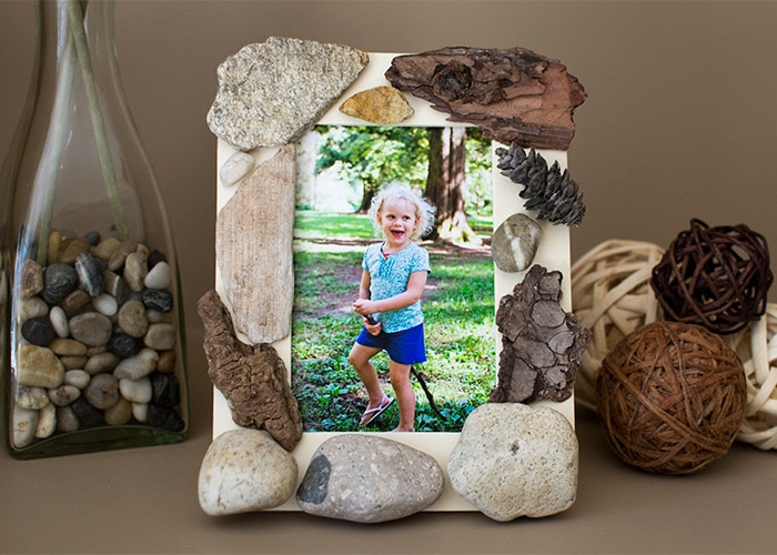 Nature Walk Picture Frame Kid's Craft - Somewhat Simple