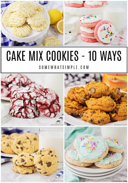 Ultimate Cake Mix Cookies Guide (10 Flavors) - Somewhat Simple