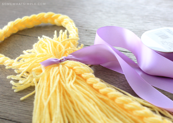 Rapunzel Wig Tutorial (Easy Tangled Costume) - Somewhat Simple