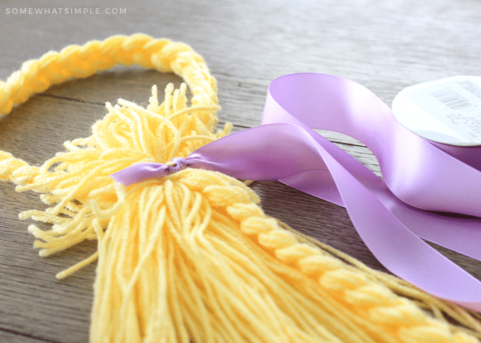 Rapunzel Wig Tutorial (Easy Tangled Costume) - Somewhat Simple