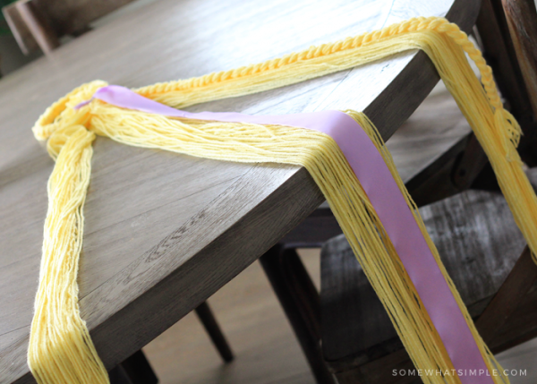 Rapunzel Wig Tutorial (Easy Tangled Costume) - Somewhat Simple