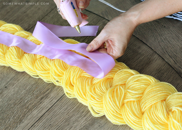 Rapunzel Wig Tutorial (Easy Tangled Costume) - Somewhat Simple