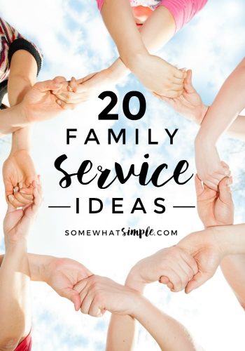 20 Meaningful Family Service Ideas - Somewhat Simple