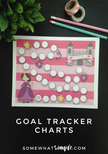 Goal Tracker Reward Chart for Kids - Somewhat Simple