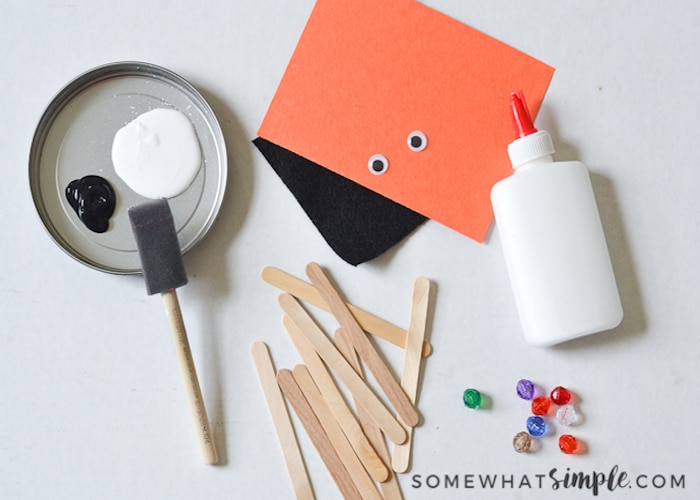 Easy Popsicle Stick Snowman Ornament Craft - Somewhat Simple