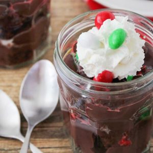 Fudgy Peppermint Parfaits | Somewhat Simple