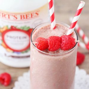 Raspberry Chocolate Protein Shake - Somewhat Simple