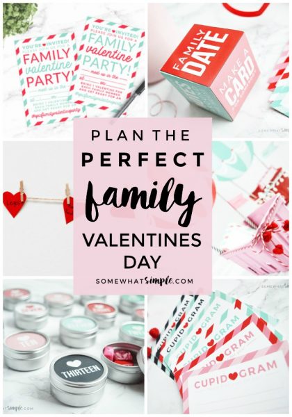 Family Valentines Day Ideas + Printables - Somewhat Simple