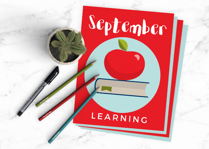 This Month's Creative Journal Pages - September 2017 - Somewhat Simple