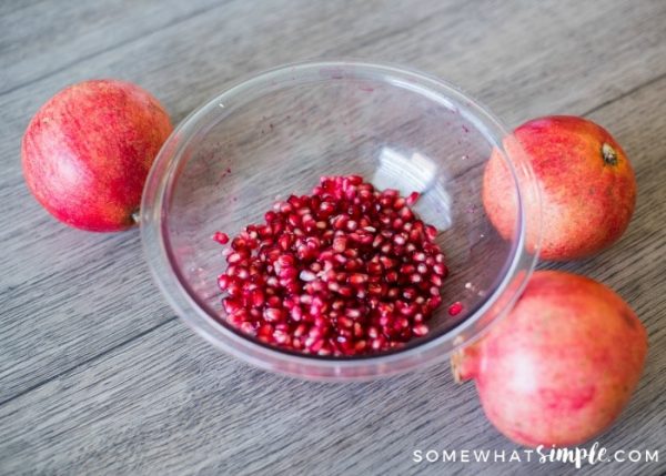 How to Cut A Pomegranate (EASY Way + Video) | Somewhat Simple