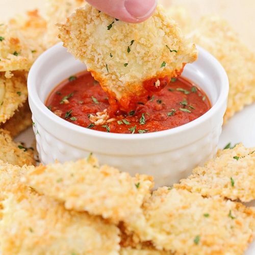 Baked Toasted Ravioli Recipe | Somewhat Simple