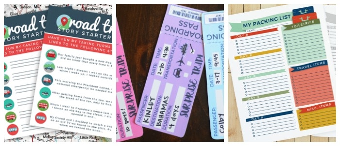 Surprise Vacation Reveal Printables - Somewhat Simple