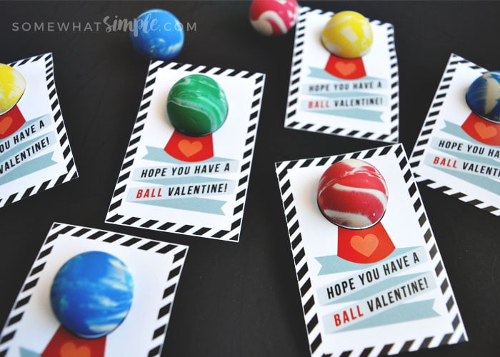 Hope You Have A Ball (Valentine Printabls) | Somewhat Simple