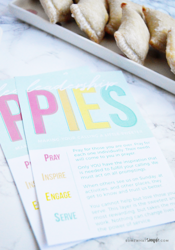 Printable Handout For Leadership Training: Leadership Pies!