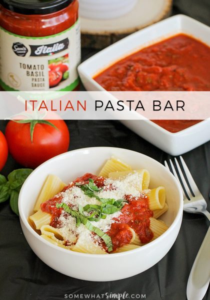 Build Your Own Pasta Bar + Printables