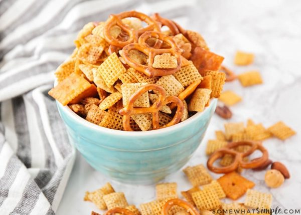 Homemade Original Chex Mix (EASIEST Recipe) | Somewhat Simple