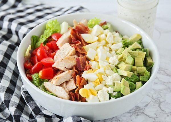 The Best Classic Cobb Salad Recipe - Somewhat Simple
