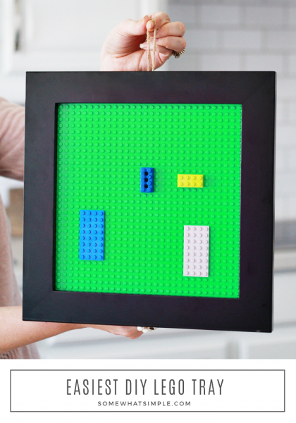 DIY Lego Tray (No Power Tools Needed) | Somewhat Simple