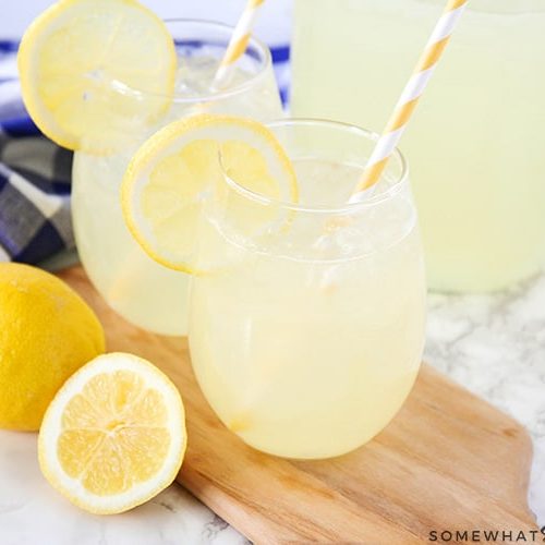 Best Homemade Lemonade (3 Ingredients) - Somewhat Simple