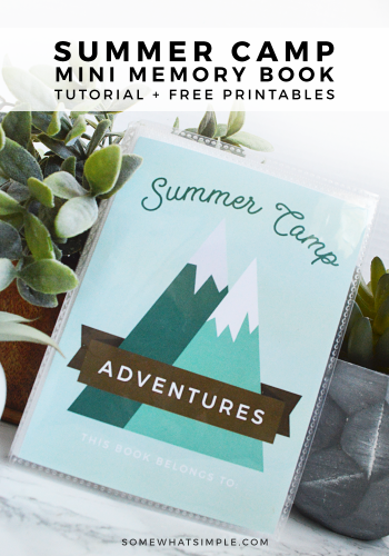 Summer Camp Journal Free Printable - Somewhat Simple