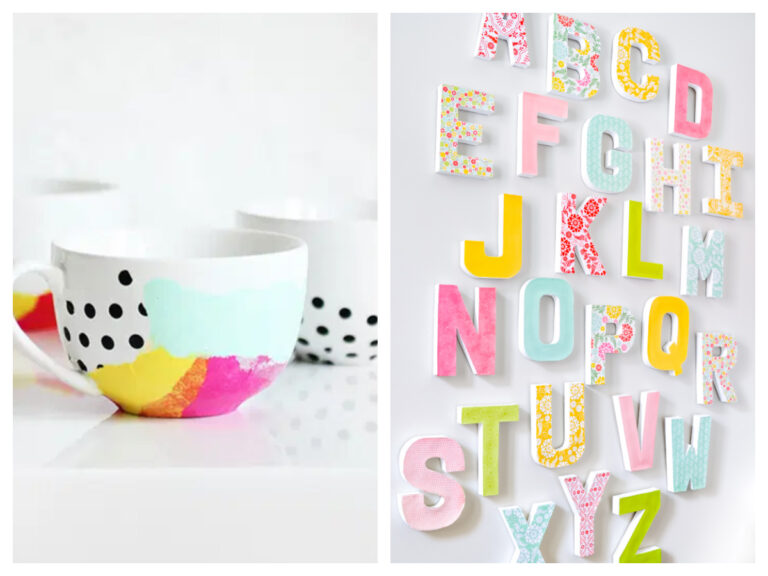 30 Favorite Mod Podge Projects and Crafts - from Somewhat Simple