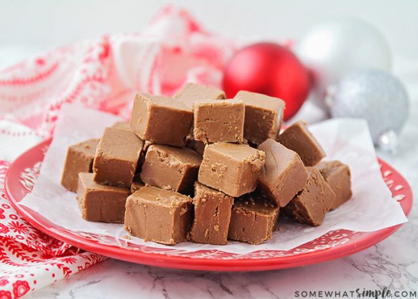 Easiest Ever Chocolate Fudge (with add-in options!) - from Somewhat Simple