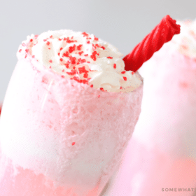 Cupid Float Valentine's Day Drink | Somewhat Simple