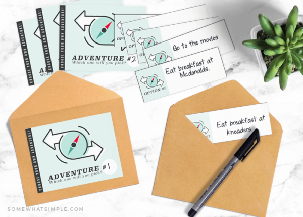 Choose Your Own Adventure Thoughtful Birthday Gift | Somewhat Simple