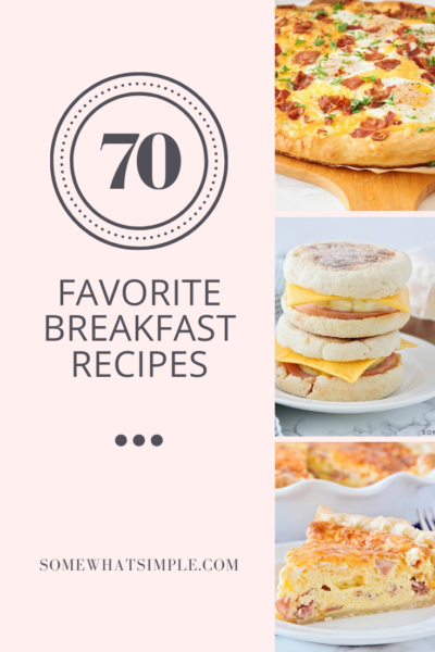 70 of Our Favorite Breakfast Recipes - Somewhat Simple