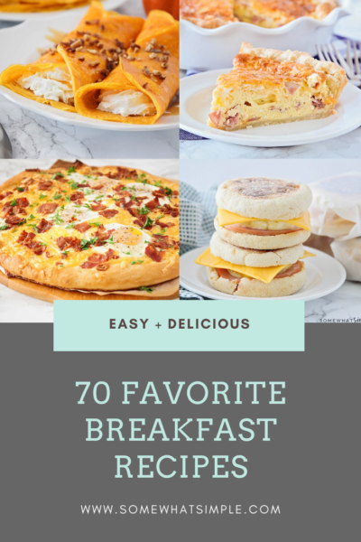 70 of Our Favorite Breakfast Recipes - Somewhat Simple