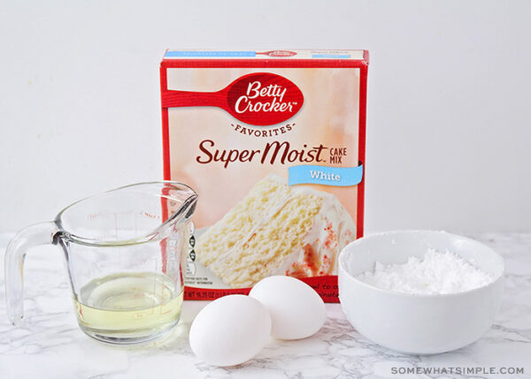 White Cake Mix Cookies Recipe - from Somewhat Simple