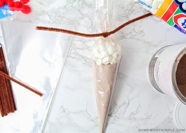 Reindeer Hot Chocolate Bags Easy T Idea Somewhat Simple