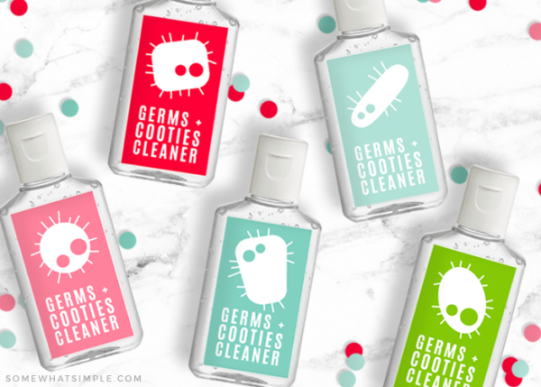 Germs + Cooties Cleaner (FREE Printable) - from Somewhat Simple
