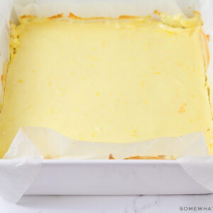 Easy Lemon Cheesecake Bars Recipe - from Somewhat Simple