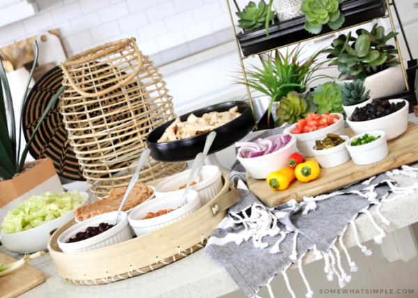 Nacho Bar + Free Printables Idea (+ Free Printable Sign) - Somewhat Simple