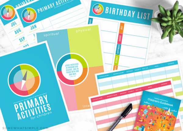 Primary Activities Printables for Leaders