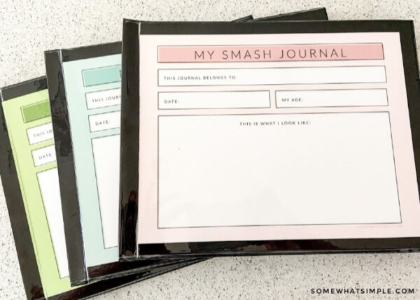 Smash Journal for Kids with 50 Prompts- from Somewhat Simple
