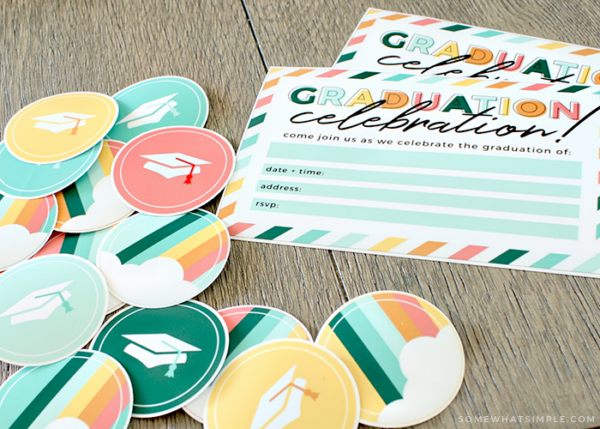 Graduation Party Printables - from SomewhatSimple.com