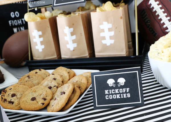 Tailgate Party Foods and Printables - Somewhat Simple