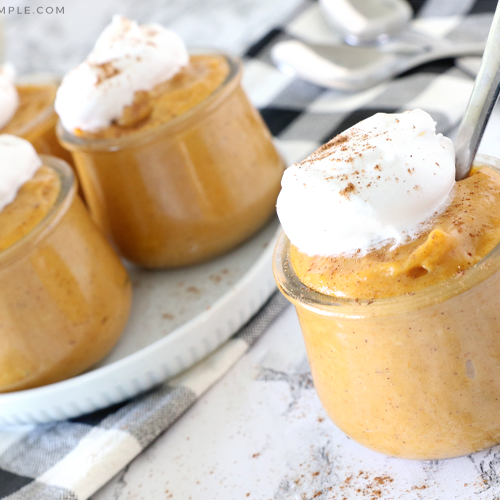 Easy Pumpkin Pudding (5 Min Prep) - Somewhat Simple